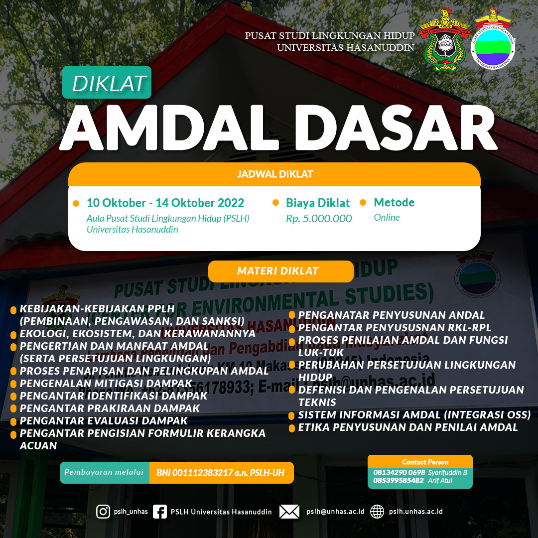 Pusat Studi Lingkungan Hidup - Universitas Hasanuddin